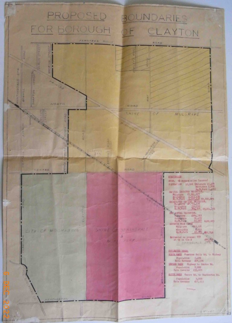 A CLAYTON’S BOROUGH – THE 1955-58 PROPOSAL - History Monash